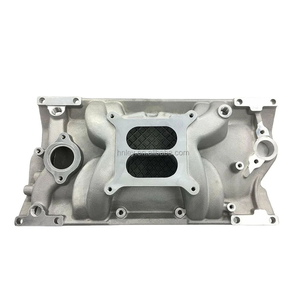 350 Aluminum Intake Manifold Square Bore Sbc Sb For Chevy 55-86 305 327 ...