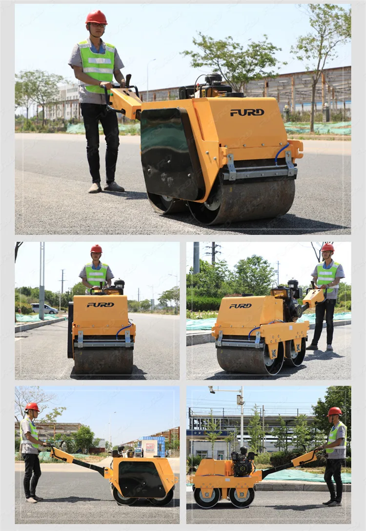 Vibro Plate Compactor - Mini Road Roller with SDH Hydraulic