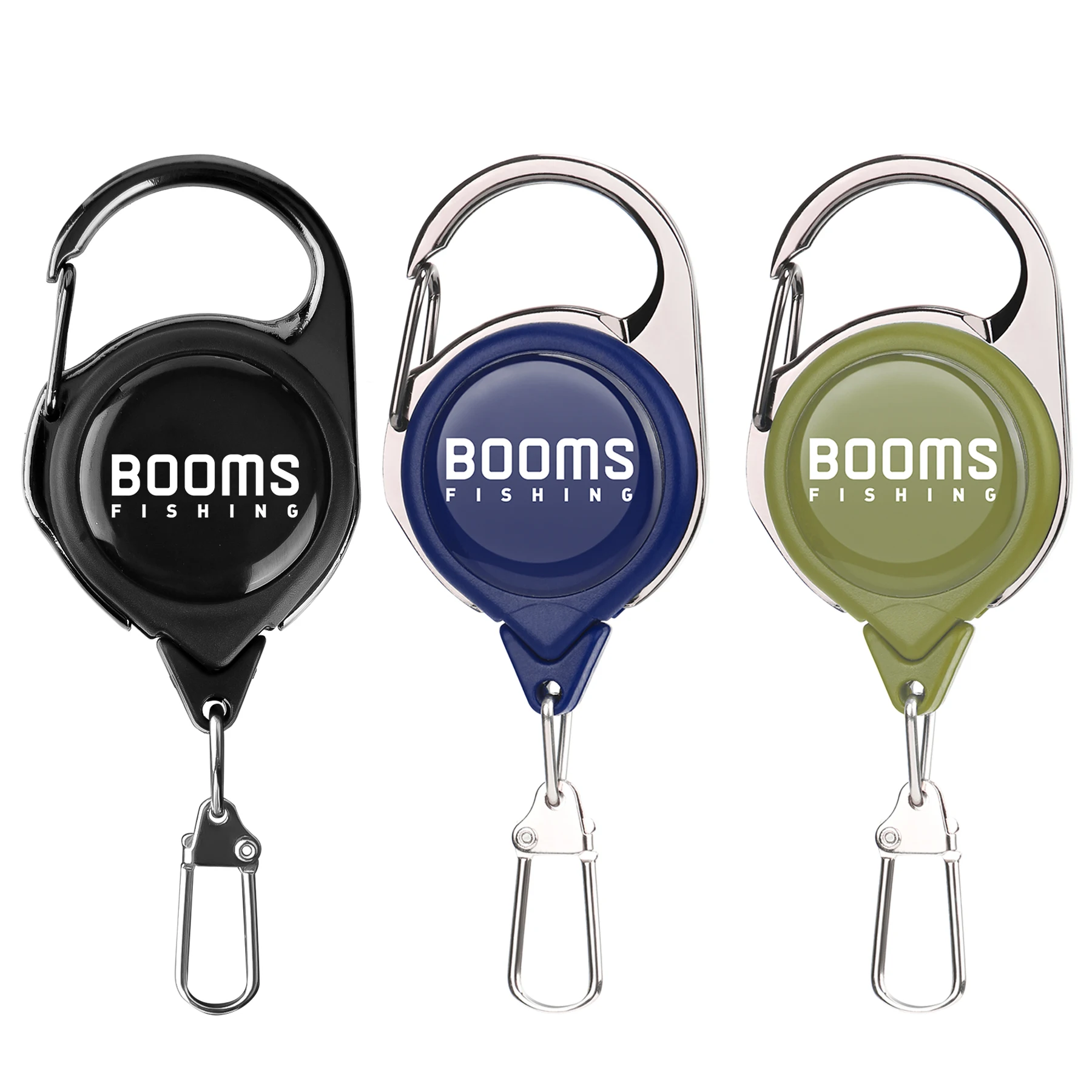 Booms Fishing RG1 Fly Fishing Tool Zinger Key Retractable Badge Reel