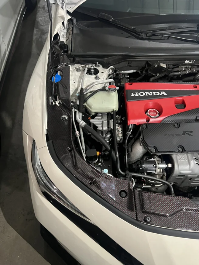 Honda Civic Type-R FL5 Radiator Cooling Plate Kit - Real Carbon