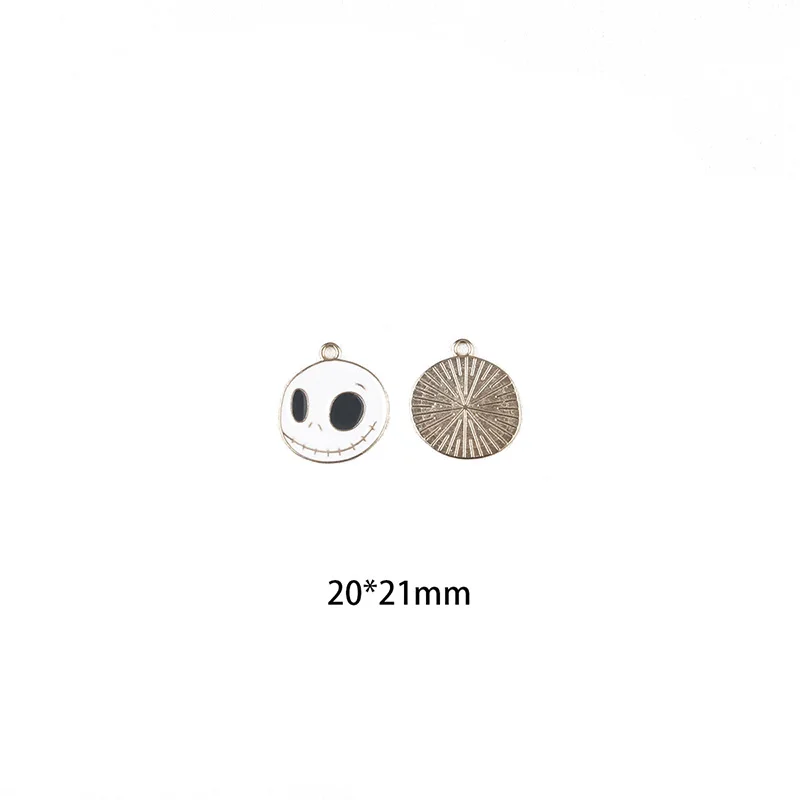100pcs Halloween Mummy Grimace Alloy Charms Pendants For Earring ...