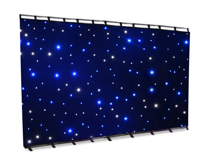 Factory Star Stage Backdrops Remote Control Led Star Curtain Hot ...