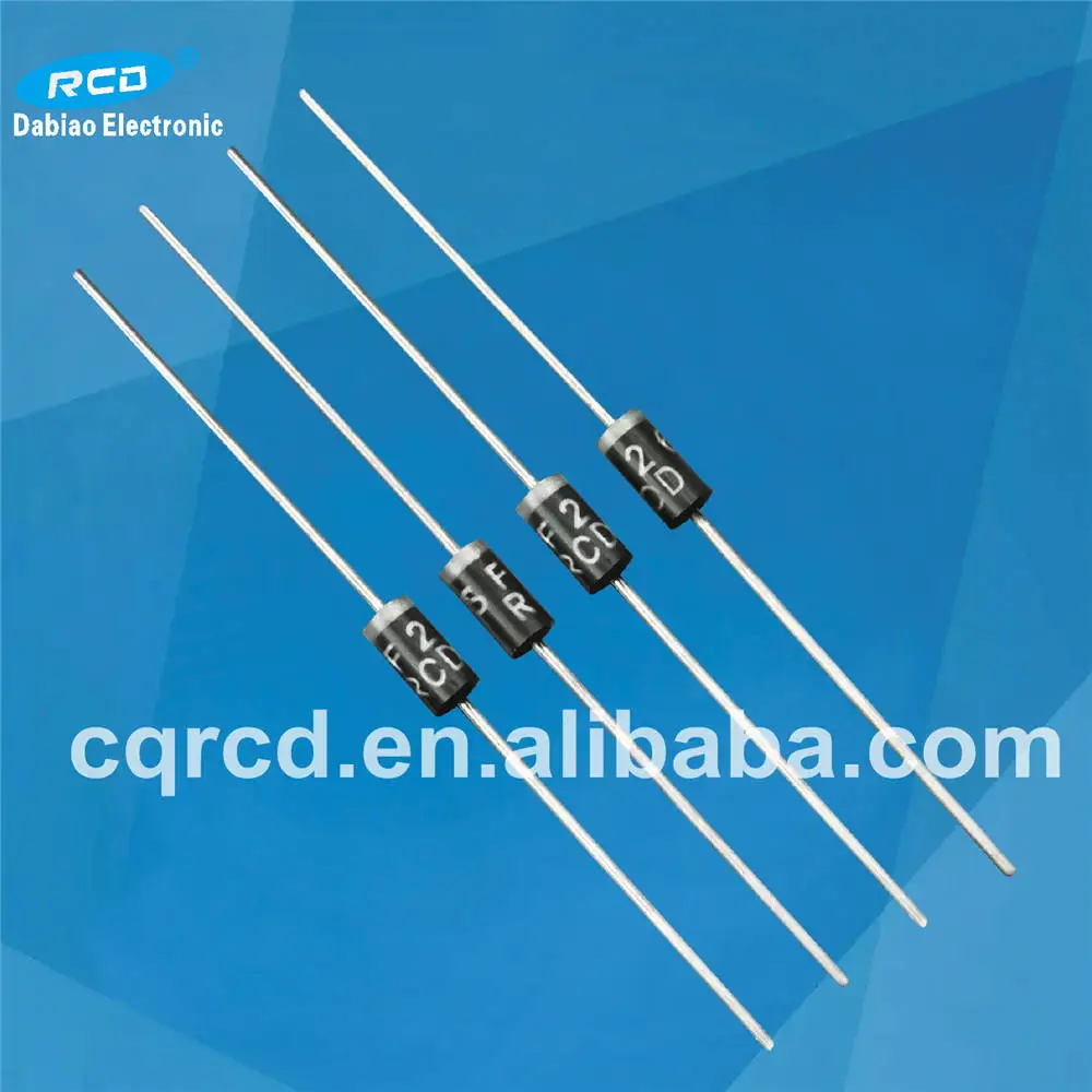 Super Fast Recovery Rectifier 2amp SF28 Taping 600v MIC RCD Brand DO-15 ...