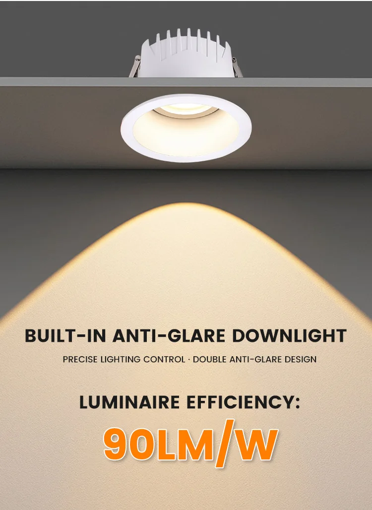 Modern Recessed Mounted Lighting Fixture Led Downlight For Hotel ...