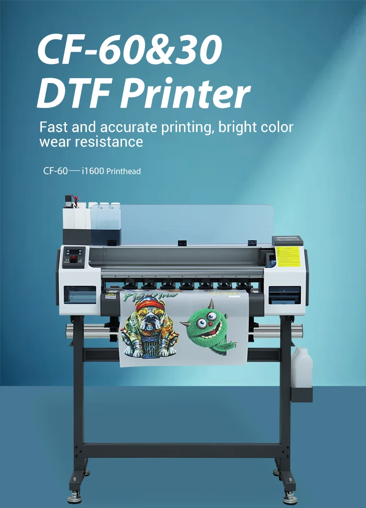 2024 Refinecolor 60cm 24' DTF Printer - Efficient Textile Printing