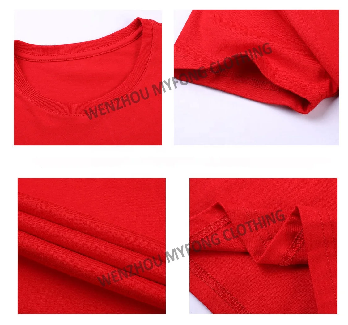 Wholesale Short Sleeve Custom T Shirts - Solid Color Print