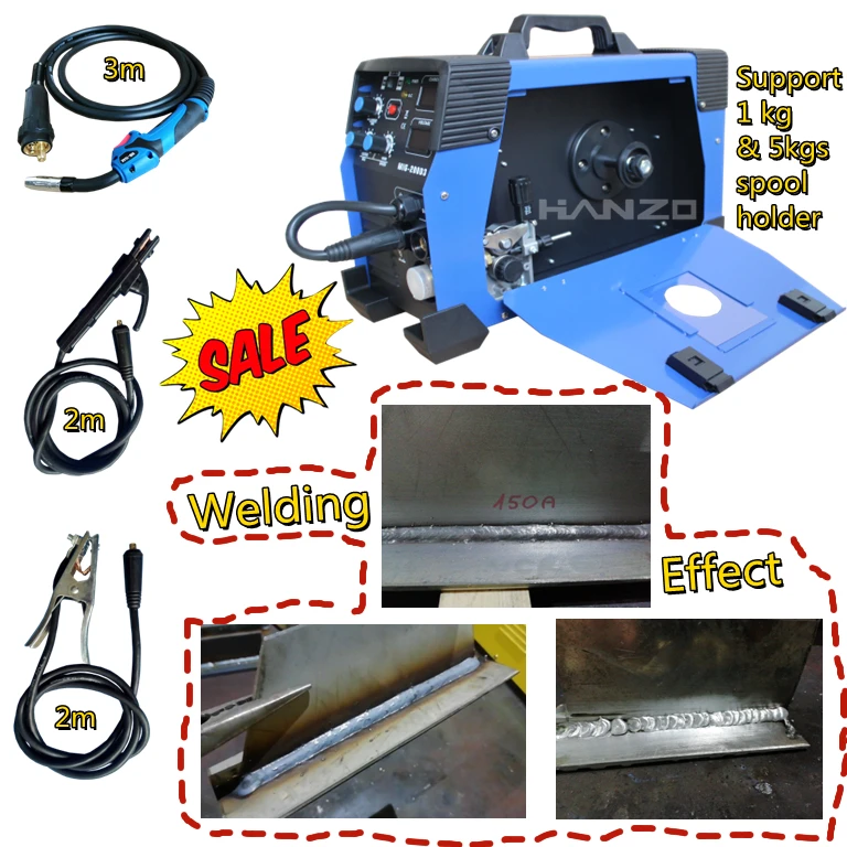 5 in 1 Gas MAG TIG FLUX MMA Inverter Welder 200amp Combo