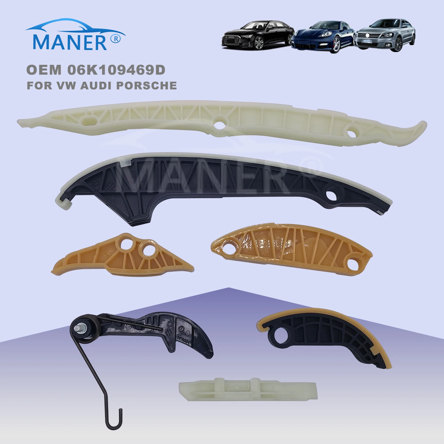 MANER Engine Timing Chain KIT Accessories 06K109469D for AUDI A5 A7 Q5 ...