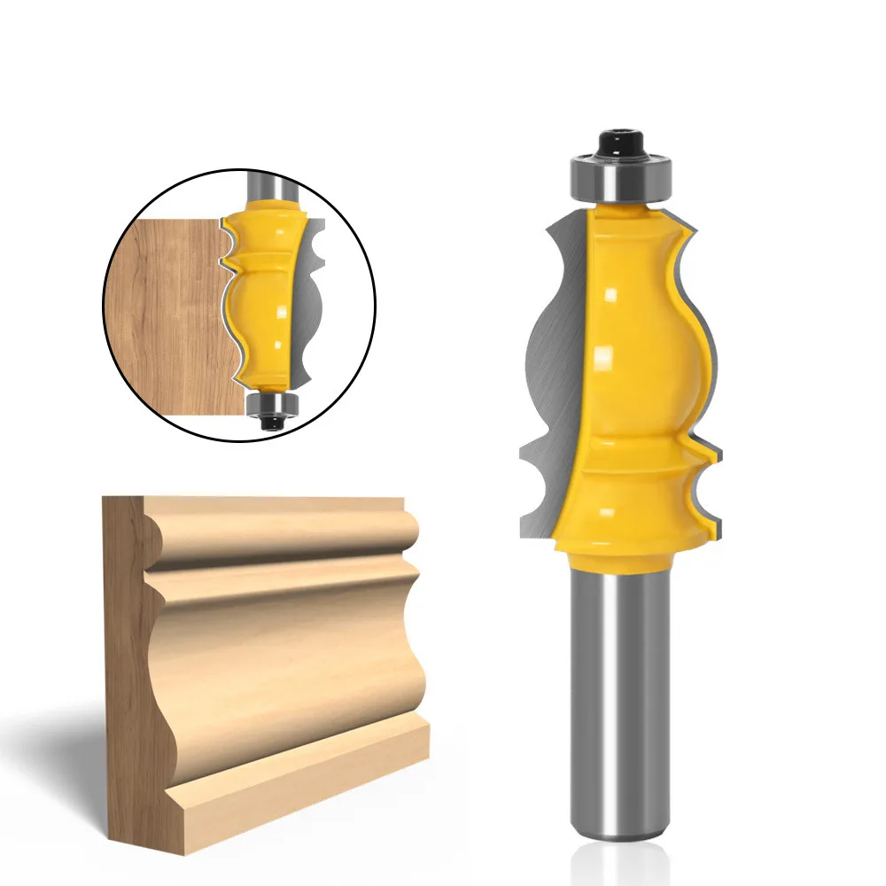 12mm 1/2inch 8mm Shank Router Bit - Alluse Woodworking Tools