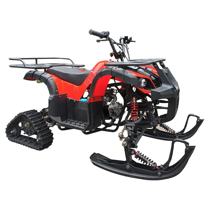 125cc, Snowmobile Motorcycle Sled Crawler Adult Four-wheeled Reverse ...