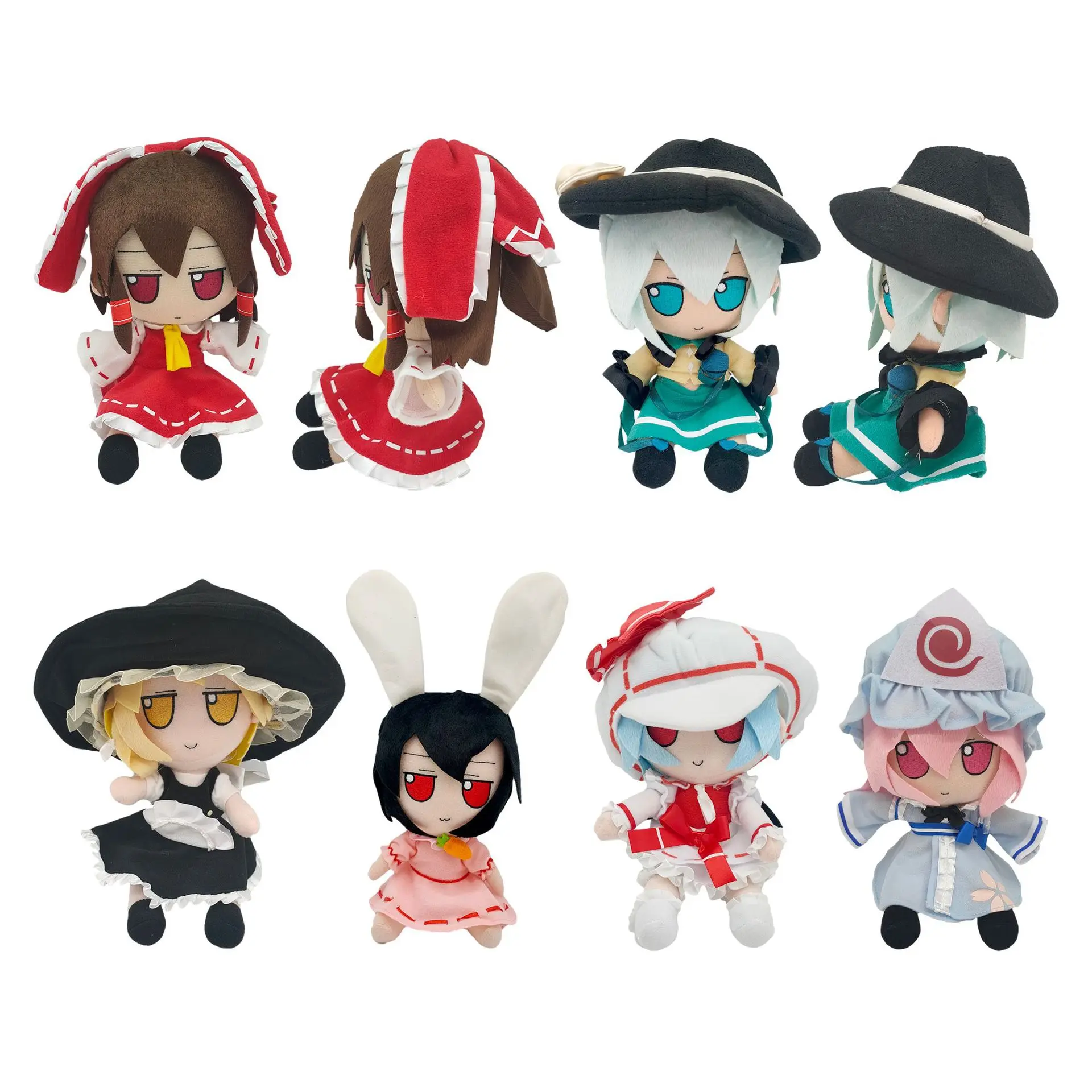 Cute Anime Touhou Project Plushies Komeiji Koishi Hakurei Reimu Hon ...