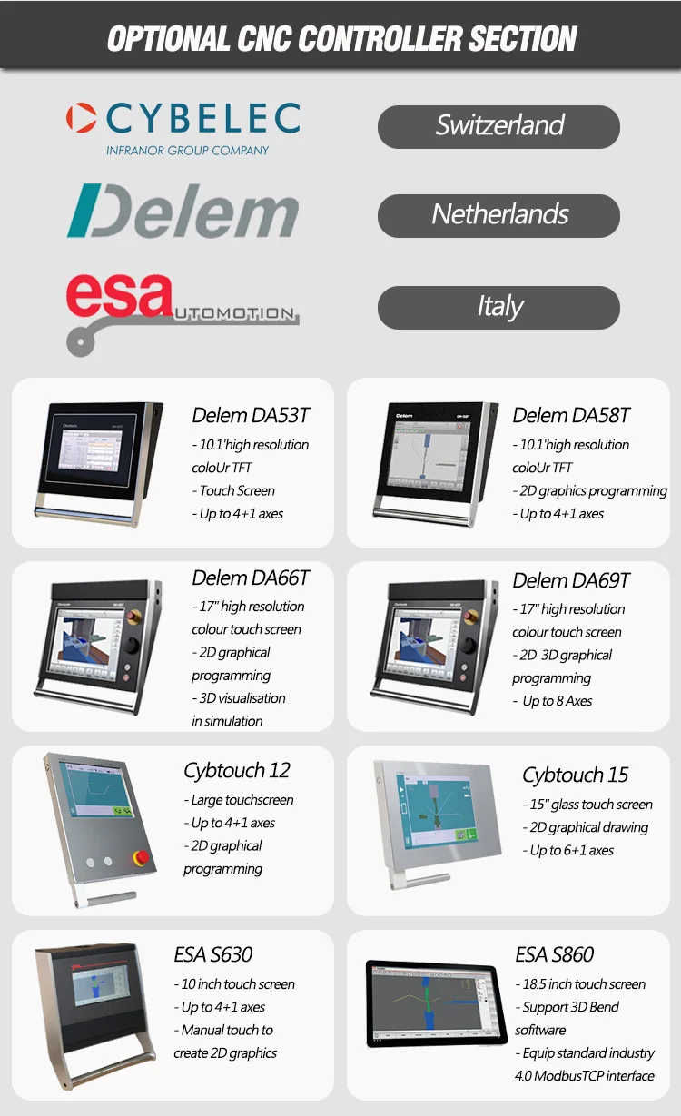Delem Da53t Controller Sheet Plate Bending Machine Hydraulic Press ...