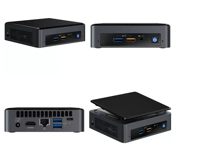 Mini PC Intel NUC Kit Nuc8i7beh - 10 Core, 8GB RAM, 240GB SSD