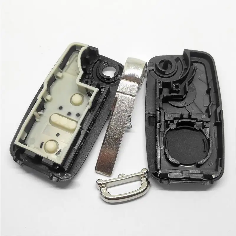 Vw Volkswagen Flip Key Shell With 3 Buttons For Golf, Polo, Tiguan ...
