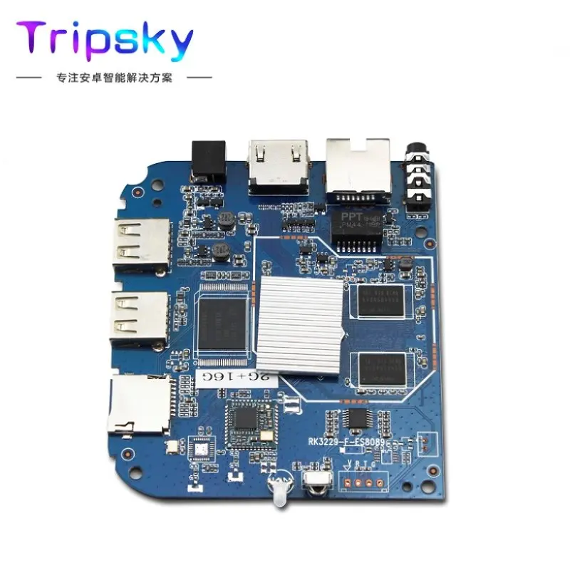 Tripsky 4g Lte Android Smart Tv Box Circuit Board 4k Tv Box Pcb Board ...