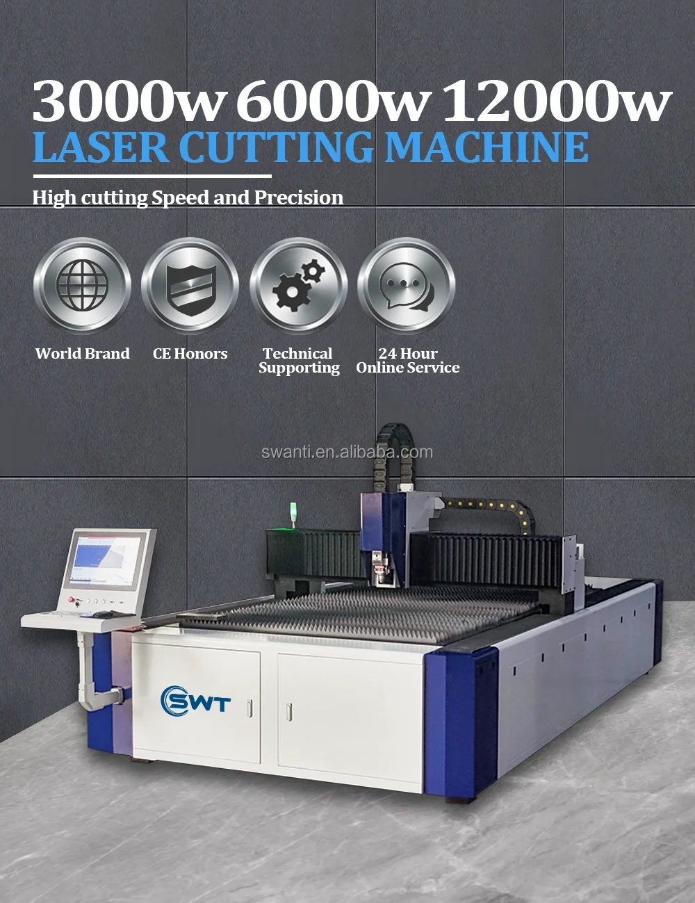 Swt High Standard Metal Laser Cutting Machine Laser Cut Industrial ...