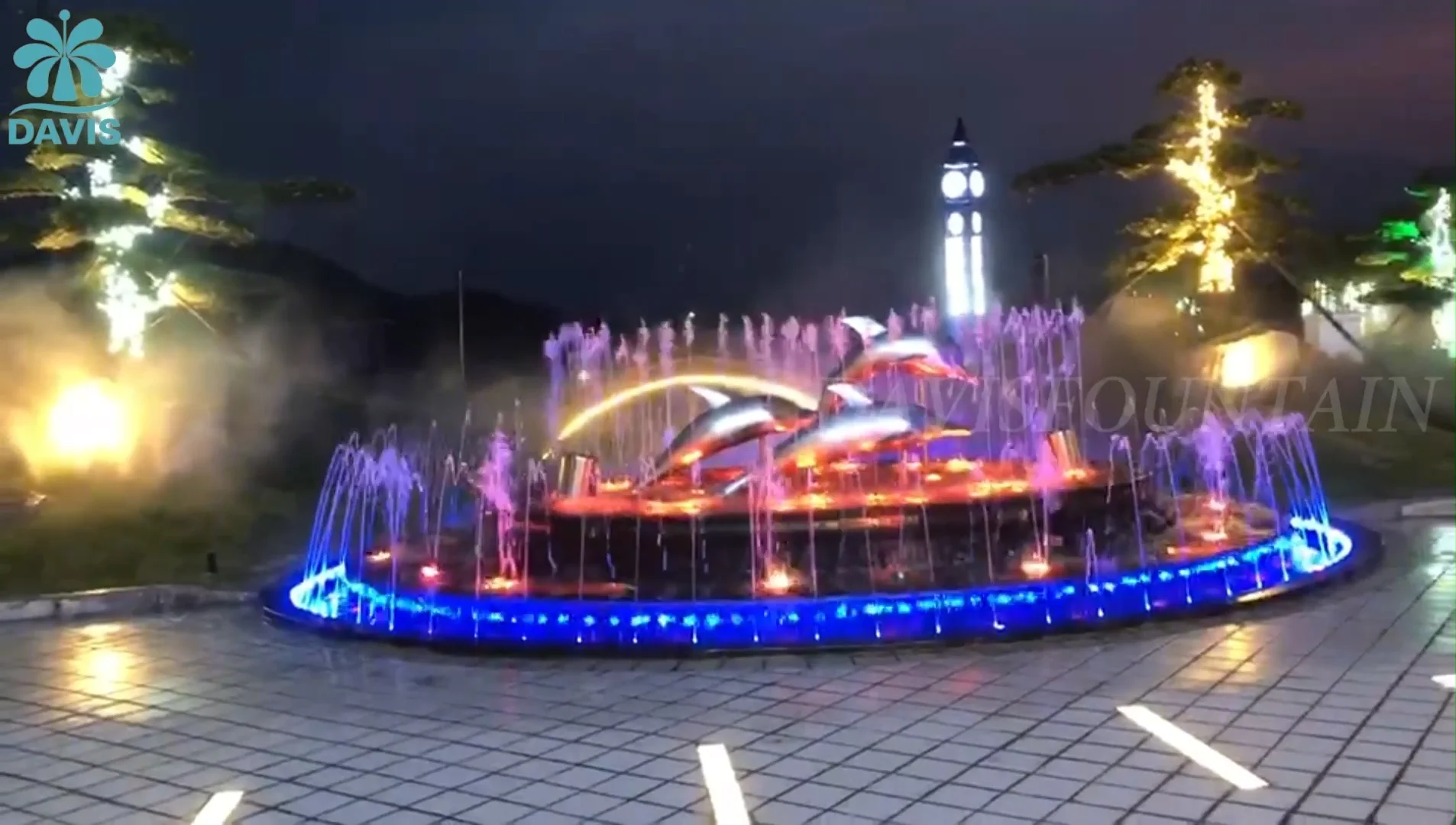 Full Set Musical Fountain Equipment Outdoor Decorative Modern Small ...