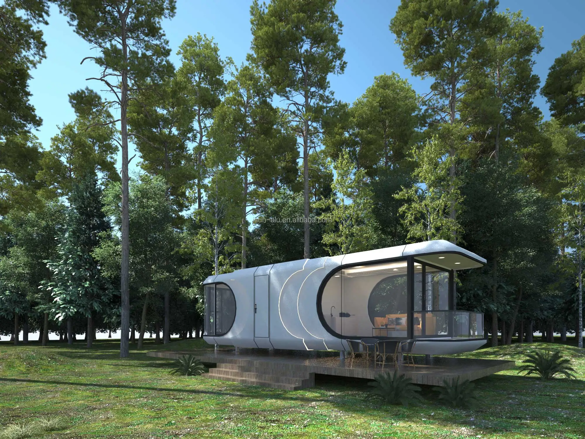 Luxury Modular Home Vessel House Space Capsule House Tiny Homes Casa ...