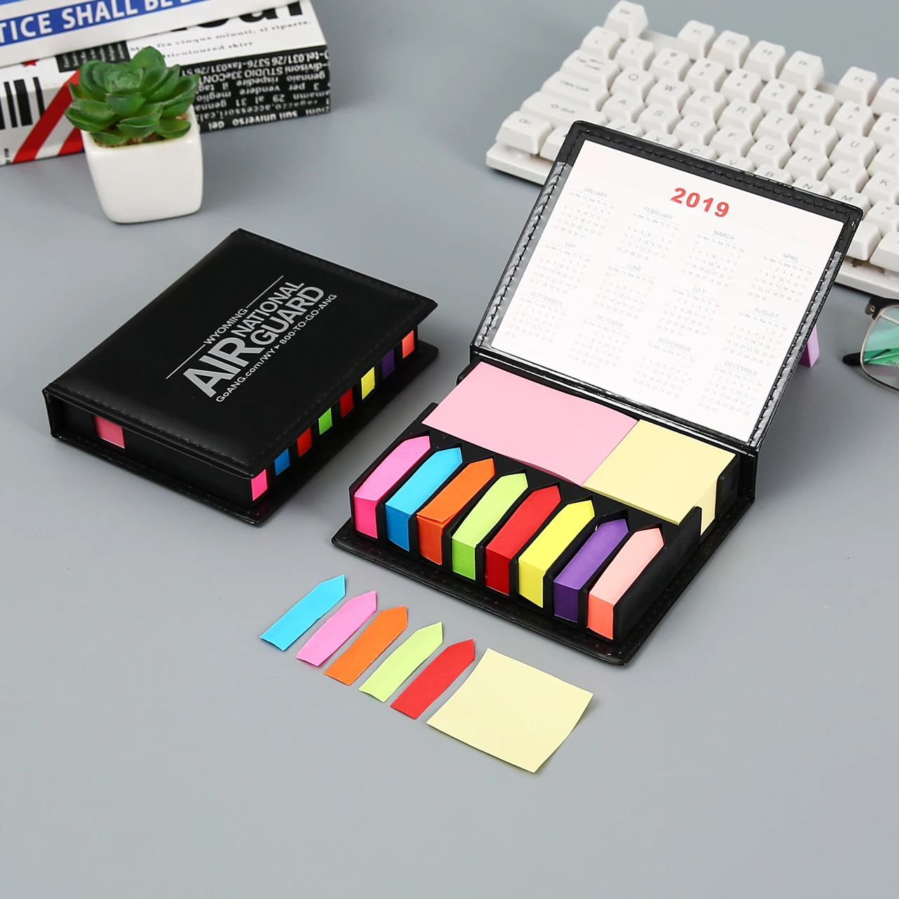 Cover Sticky Notes Box, Pocket Small Sticky Note Logo It Posted Sticky ...