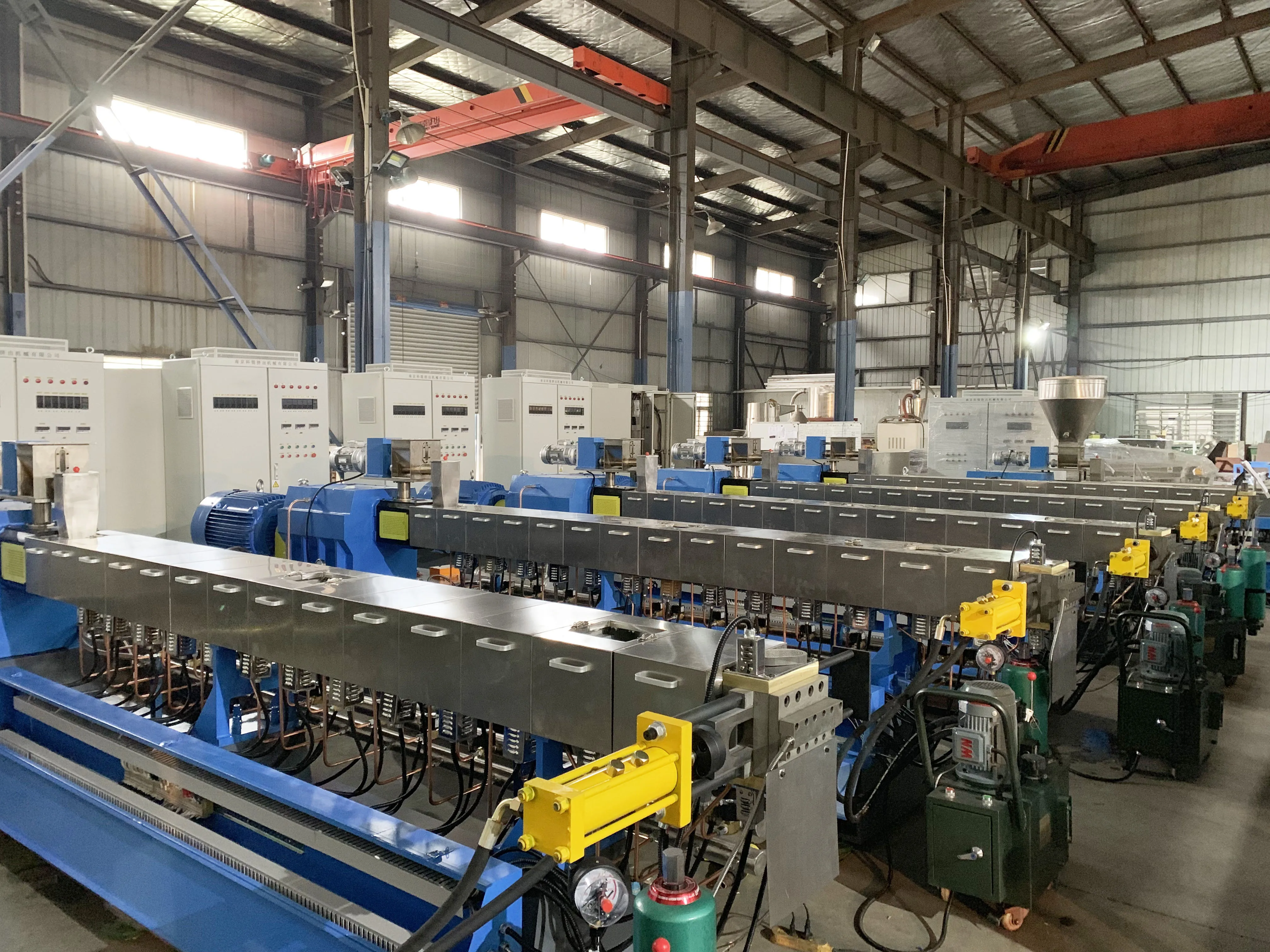 High Quality Hot Melt Granules Twin Screw Extruder Machine