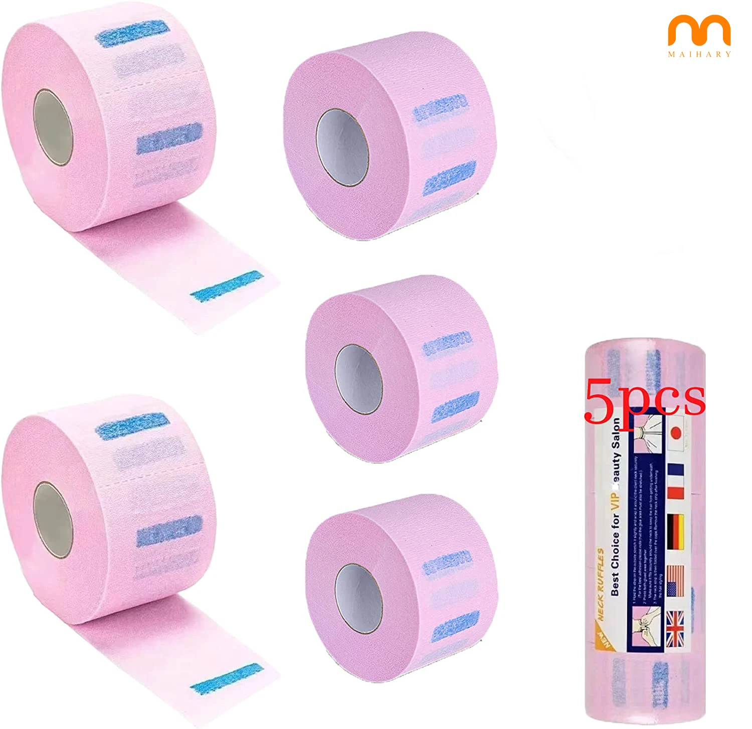 Neck Strips Stretchy Paper Neck Band Barber Neck Paper Barber ...