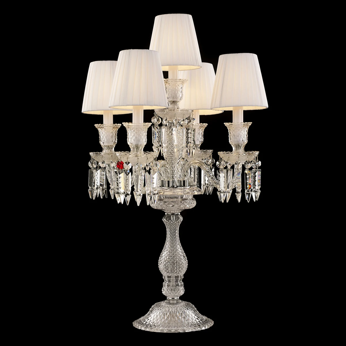 Purple Color Candelabra Single Modern Crystal Candelabra Menorah ...