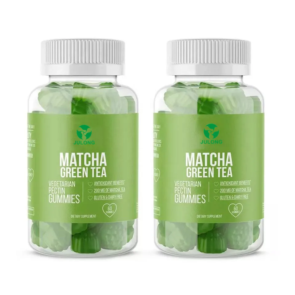 JULONG Factory Supply High Quality Green Tea Gummies Matcha Gummies ...
