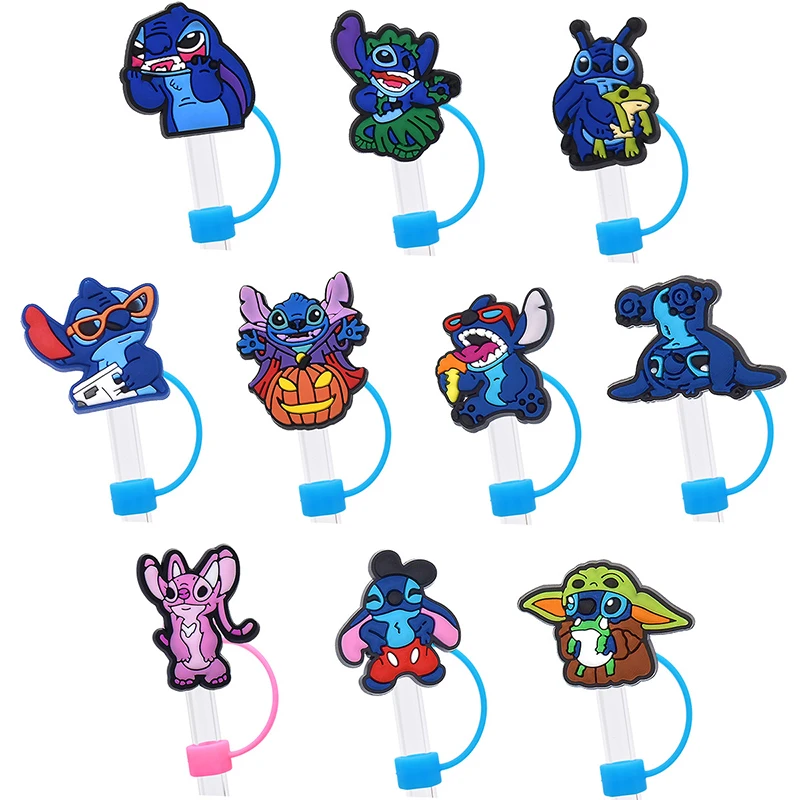 Wholesale Cute Stitch Angel Straw Toppers - Custom Decorations