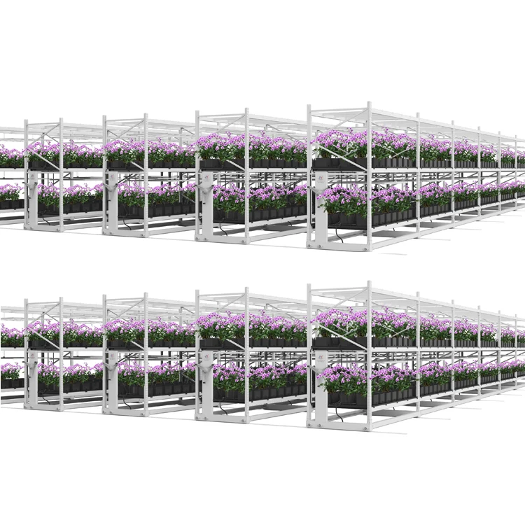 Aeroponics Hydroponics Vertical Farming System Rack Grow Tray Moving ...