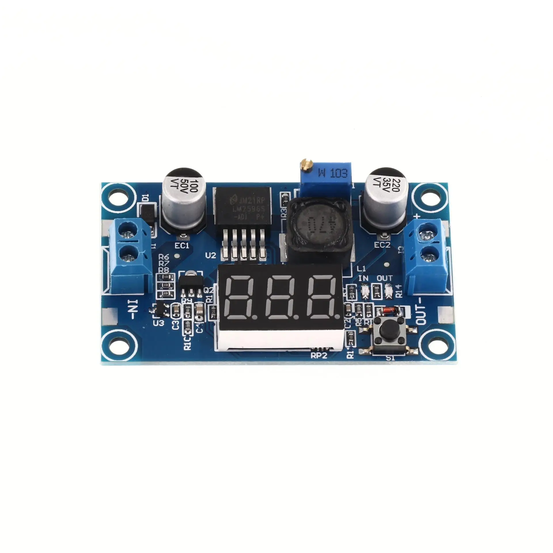 LM2596 DC-DC Adjustable Step-down Module with Digital Display