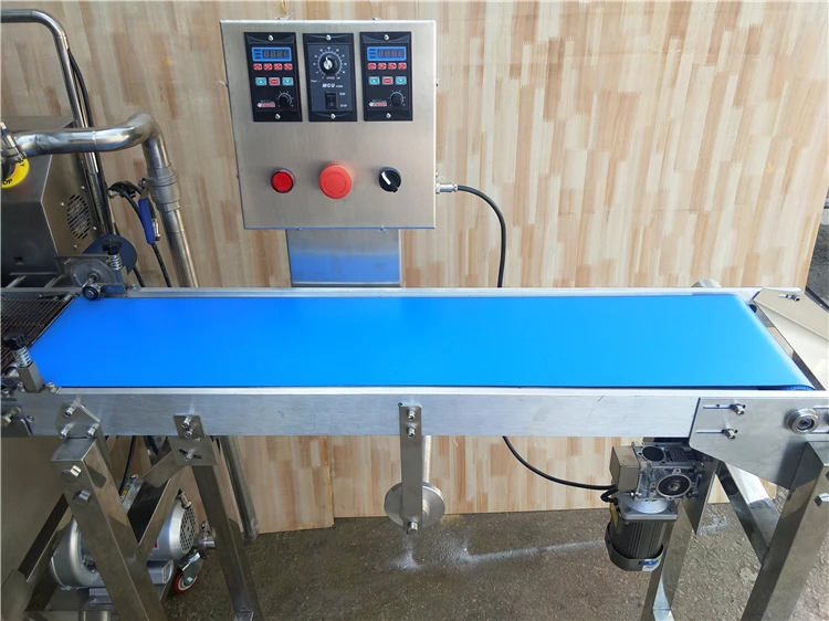 2023 Table Top Mini Chocolate Enrobing Coating Machine