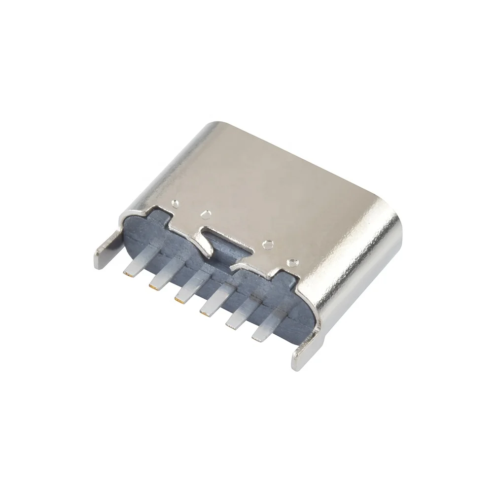 USB Type-C 6 Pin Female Connector - Durable & Versatile