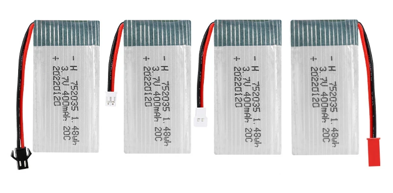Rechargeable 752035 Li-ion 3.7v 500mah 20c Rc Helicopter Lithium ...