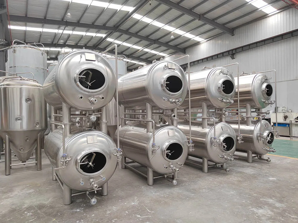 2000L Horizontal Pressurized Beer Conditioning Tank with Glycol Cooling ...