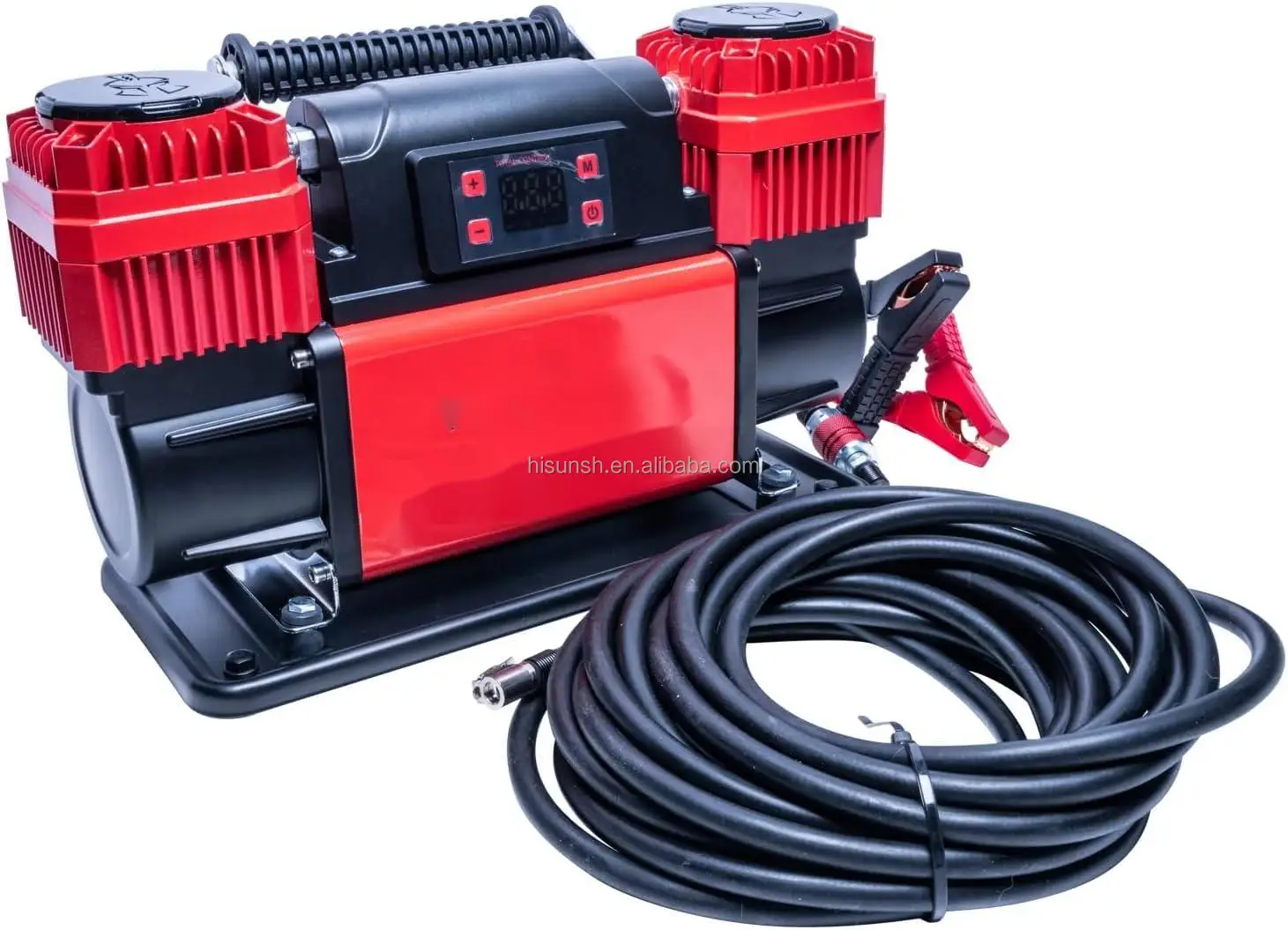 300L/MIN 12V /24V Cabled Heavy Duty Tire Compressor with Double ...