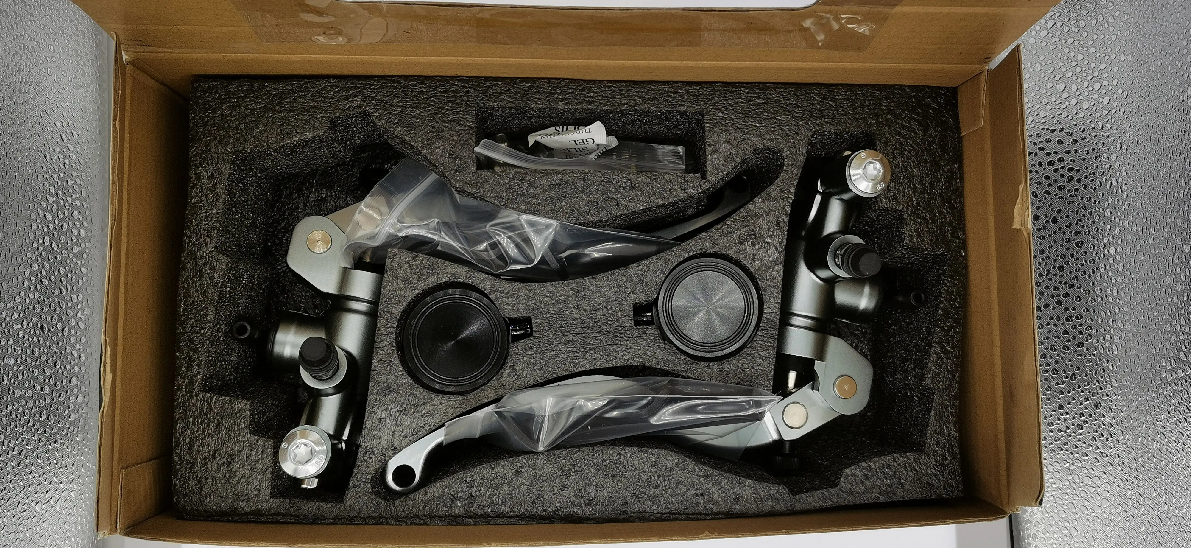 7/8'' 22mm Motorcycle Handlebar Lever Master Cylinder Levers Hydraulic ...