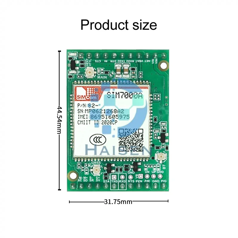 HAISEN SIMCOM SIM7000A Core Board SIM7000A Development Board LPWA+CATM ...