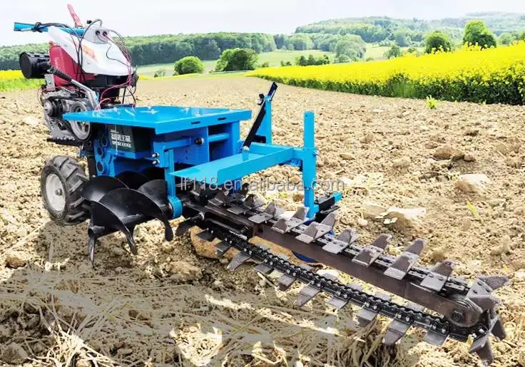 Agricultural Small Hand Held Multi Functional Chain Ditch Digger ...