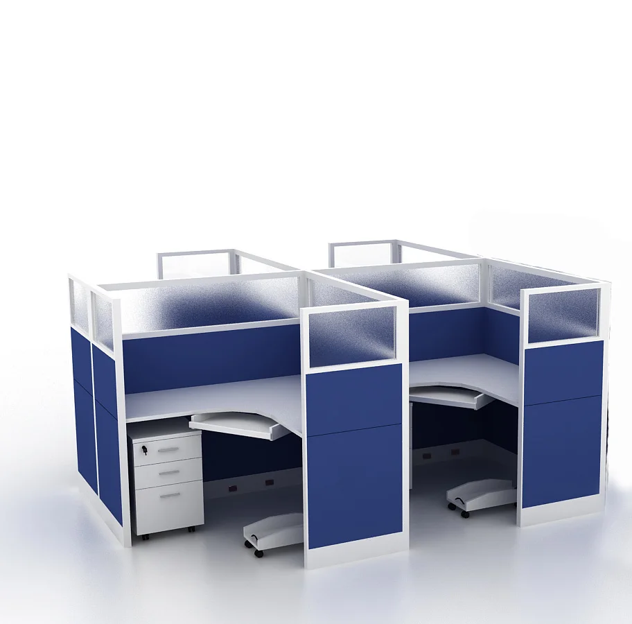 Office Partition Cubicle Private Staff Modular Workstation System ...
