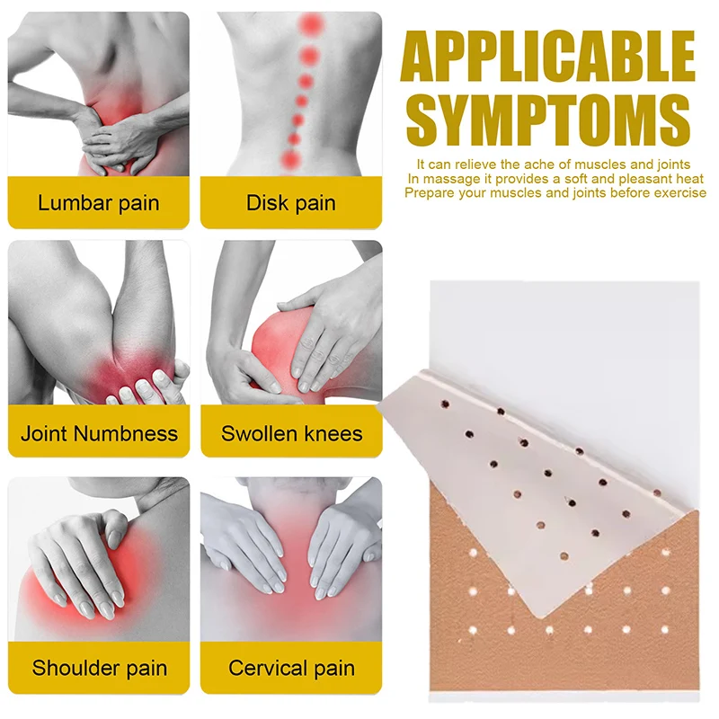 Pain Relief Capsicum Plaster Lumbar Back Pain Relief Patch ...