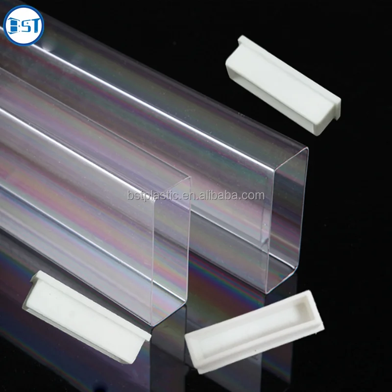 Extrusion Transparent Square PVC Pipe with Lid - ISO9001:2008 Certified