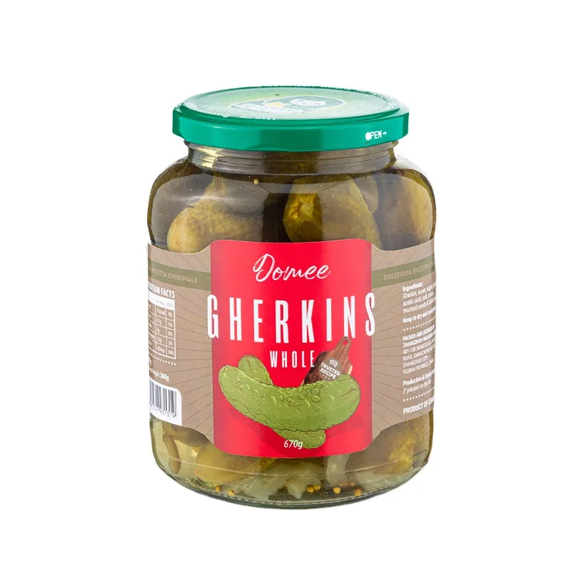 2025 Canned Food Canned Pickled Gherkin in Jar Pickles Cucumber Gherkin ...