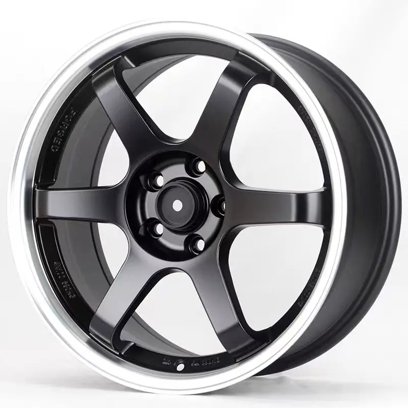 Dx029 Custom 17x8j Black Machine Face 5x112 Alloy Rim For Cars With 35mm & 30mm Spacing New ...