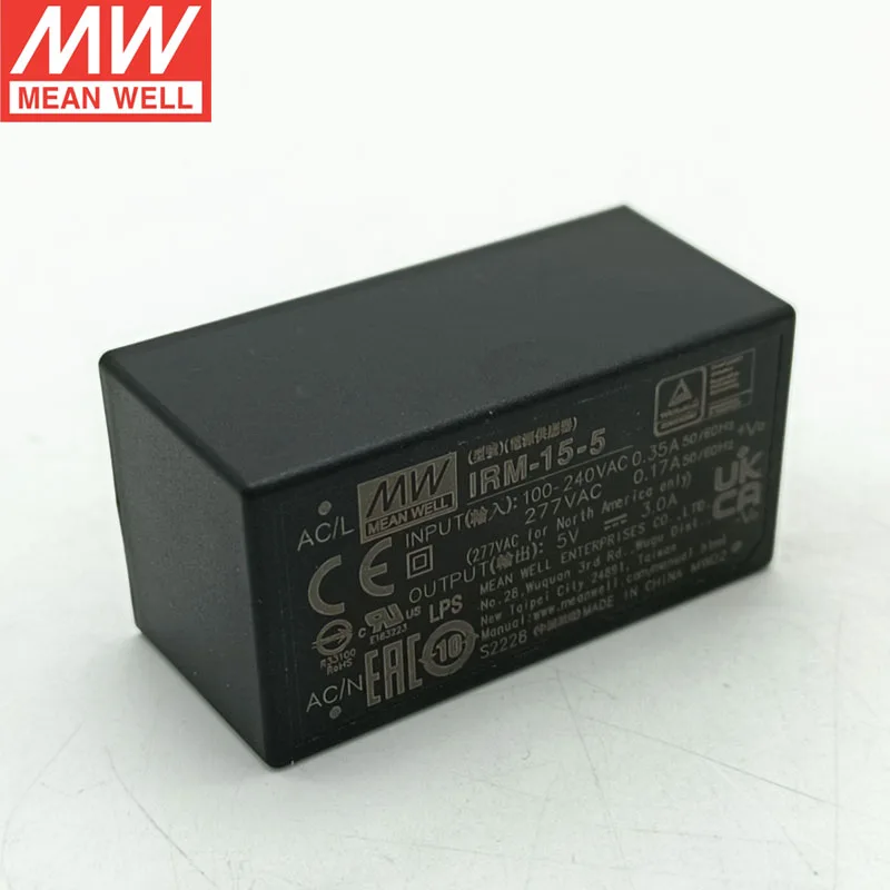 Meanwell Irm-15-5 15w Ac-dc Pcb-mount Green Power Module Open Frame ...