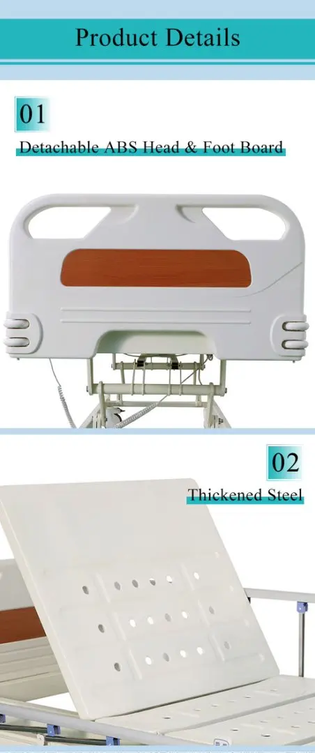 Medical Electric Bed with 3 Motorized Functions | Suitable for Homecare ...