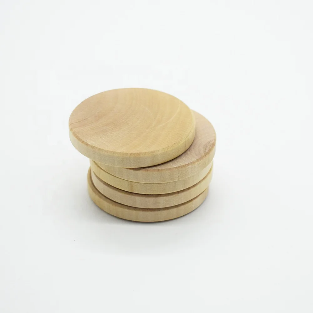 Wholesale Wooden Circle Blanks Assorted Blank Natural Wood Circle ...