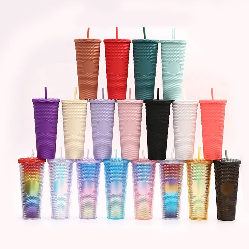 Custom Cheap Fancy Double Walled Matte Reusable Skinny Plastic Tumblers ...