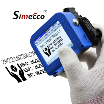 Portable Handheld Inkjet Printer Qr Code Barcode 12.7mm Label ...