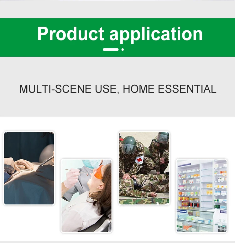 Athrive Medical Tactical Emergency First Aid Trauma Compress Z-folded ...