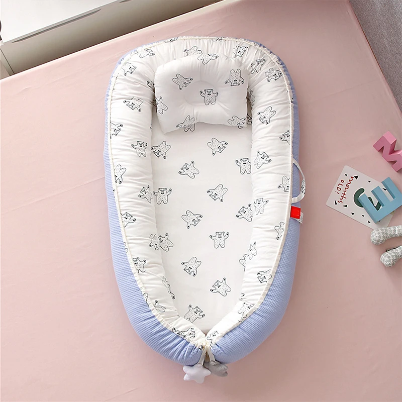 100% Cotton Nest For A Newborn Baby Skin-friendly Portable Adjustable ...